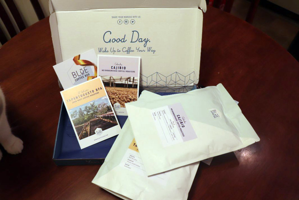 Blue Coffee Box Subscription | Review ⋆ Jupiter & Dann
